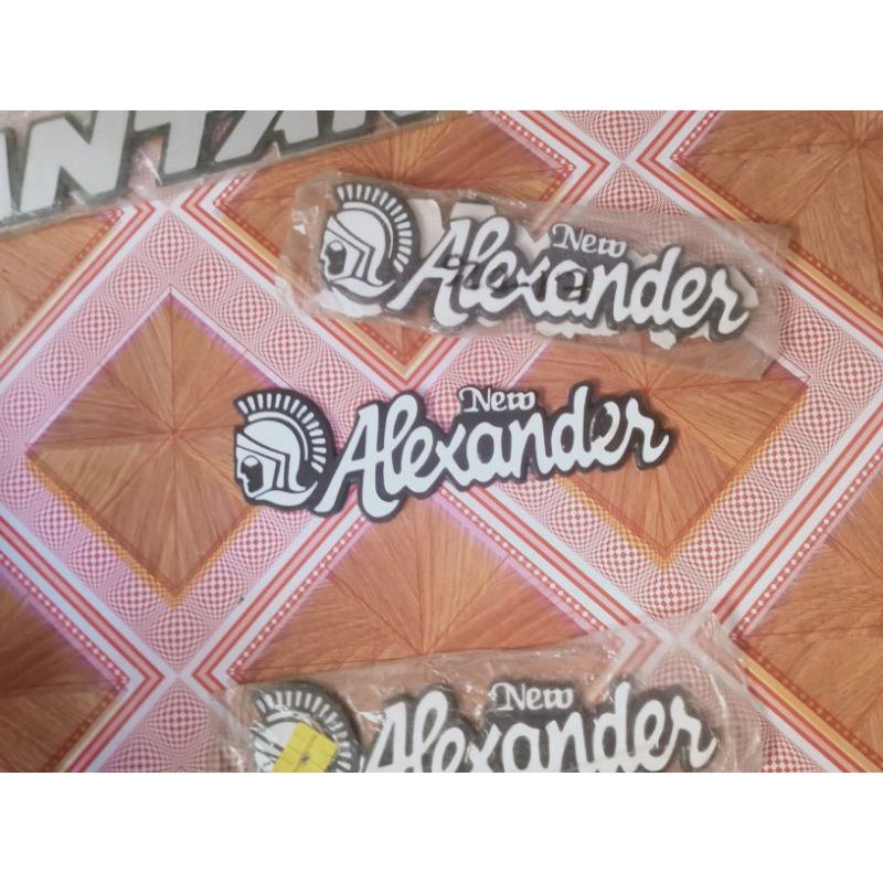 Jual EMBLEM ALEXANDER / LOGO ALEXANDER | Shopee Indonesia