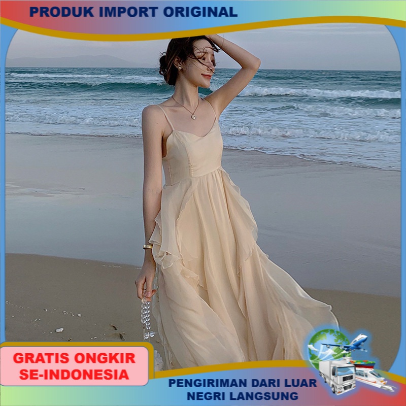 Jual p Gaun Peri Pakaian Perempuan Jalan Pantai Dengan Rok Panjang ...