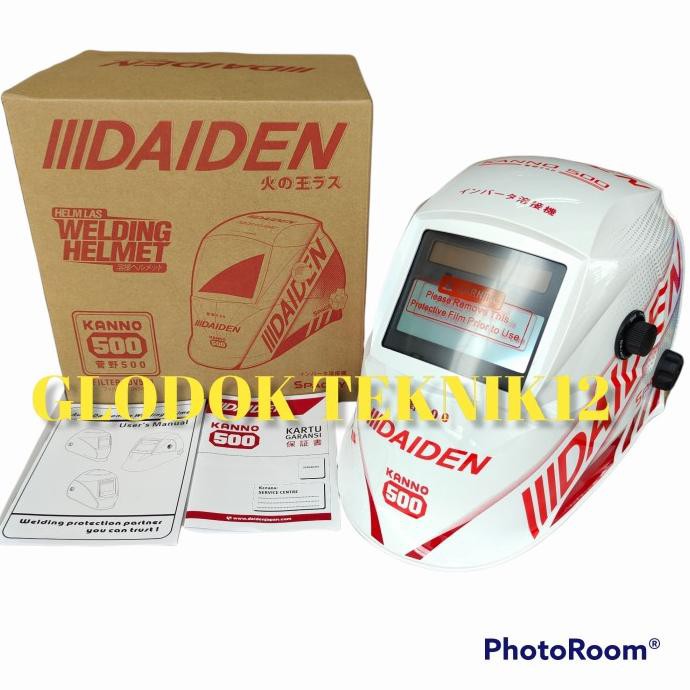 Jual KEDOK LAS OTOMATIS DAIDEN KANNO 500 HELM LAS WELDING AUTO DARK ...