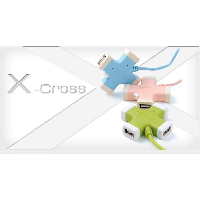Jual Kabel Usb Hub | Cliptec X-Cross Usb 2.0 4 Ports Hub Rzh201 ...