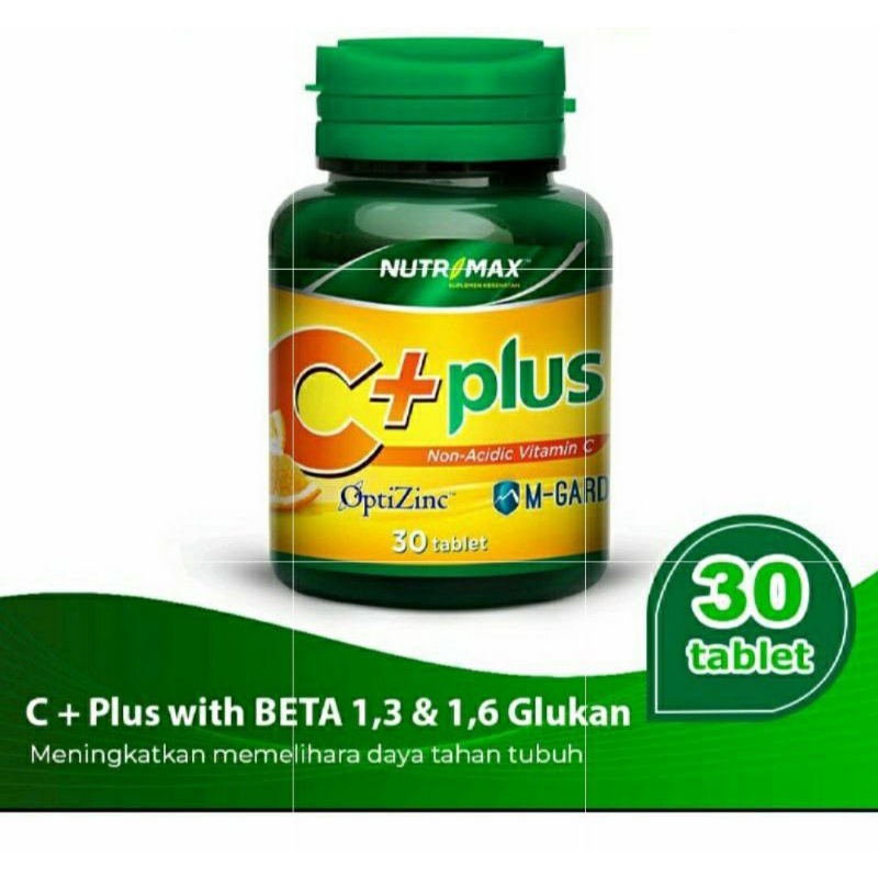 Jual NUTRIMAX C Plus Vitamin+Zing 30 Tab/botol | Shopee Indonesia