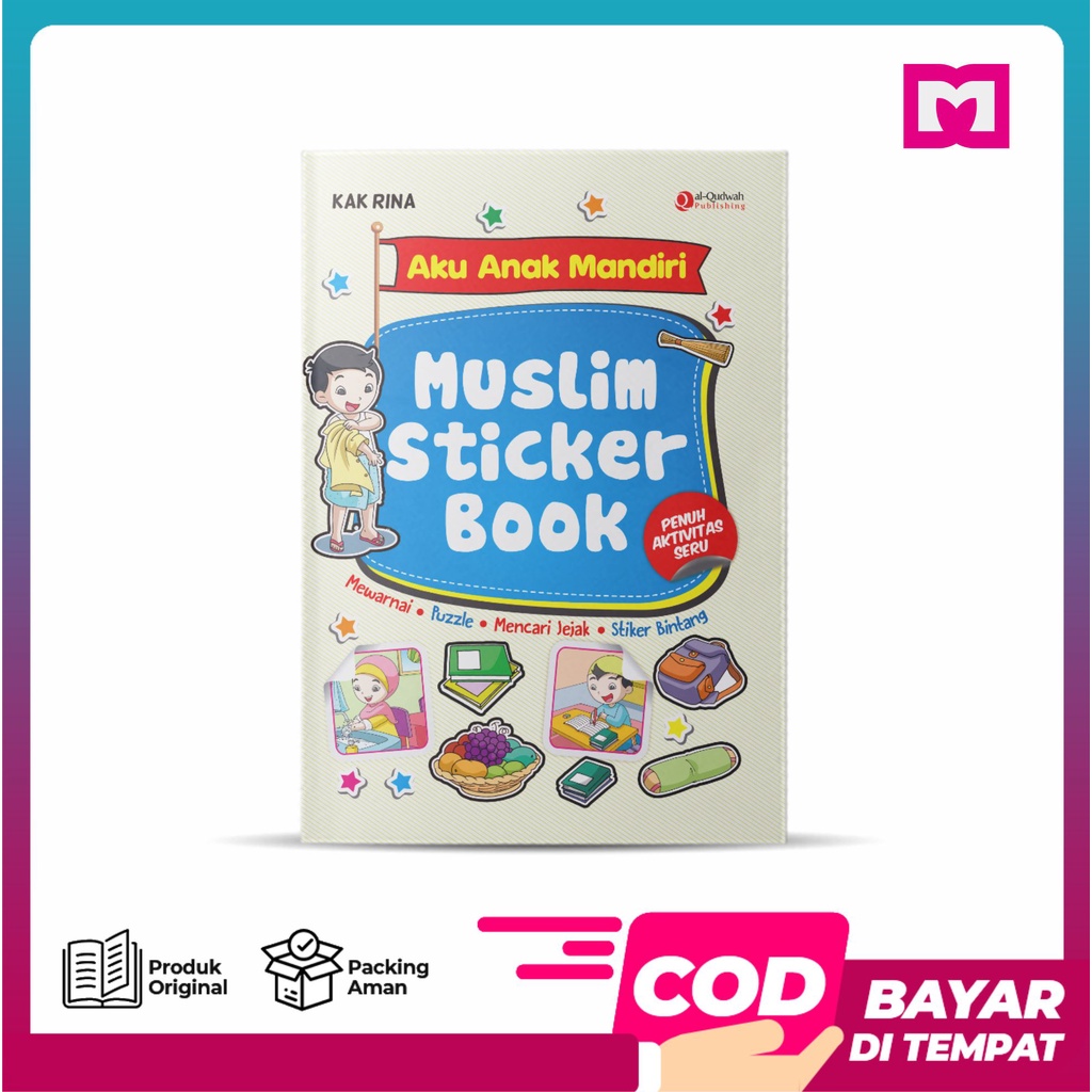Jual Muslim Sticker Book Aku Anak Mandiri | Shopee Indonesia