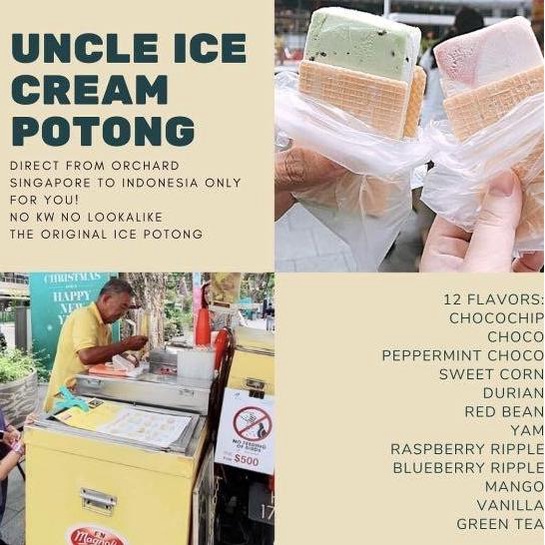 Jual ICE CREAM SINGAPORE IMPORT ORCHARD ROAD ORI HAWKER MAGNOLIA ES ...
