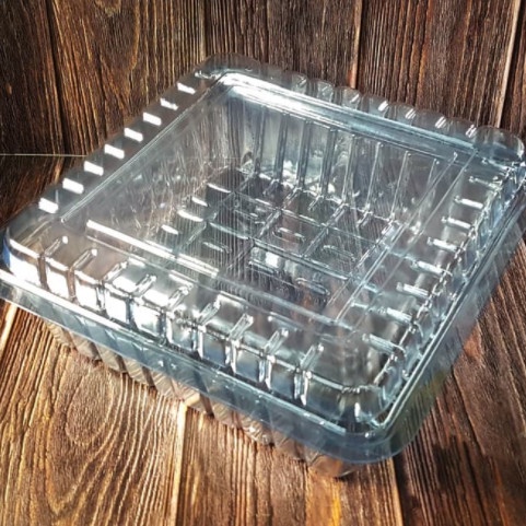 Jual Kotak Mika Plastik Mika GX 1 / SB 1 Kotak Mika Jumbo GPS Kotak Kue Kotak Makan Per Pak isi ...