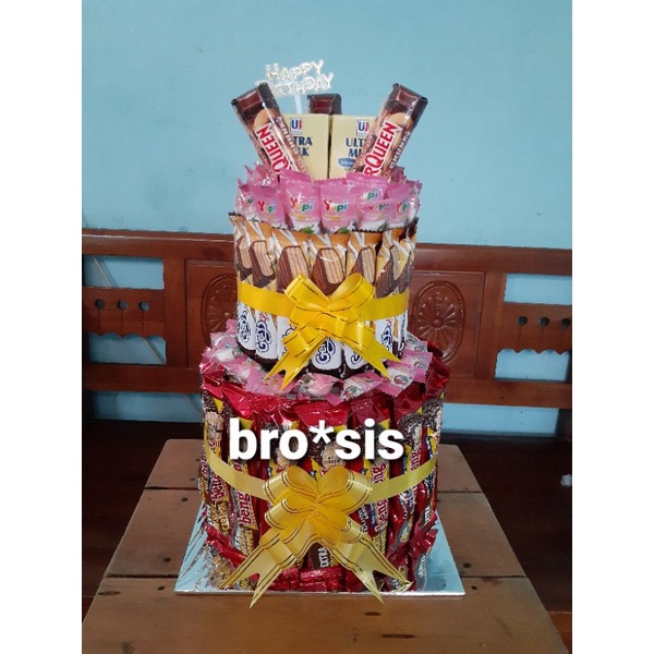 Jual Kue Ultah snack atau kue ulang tahun snack / snack Graduation ...