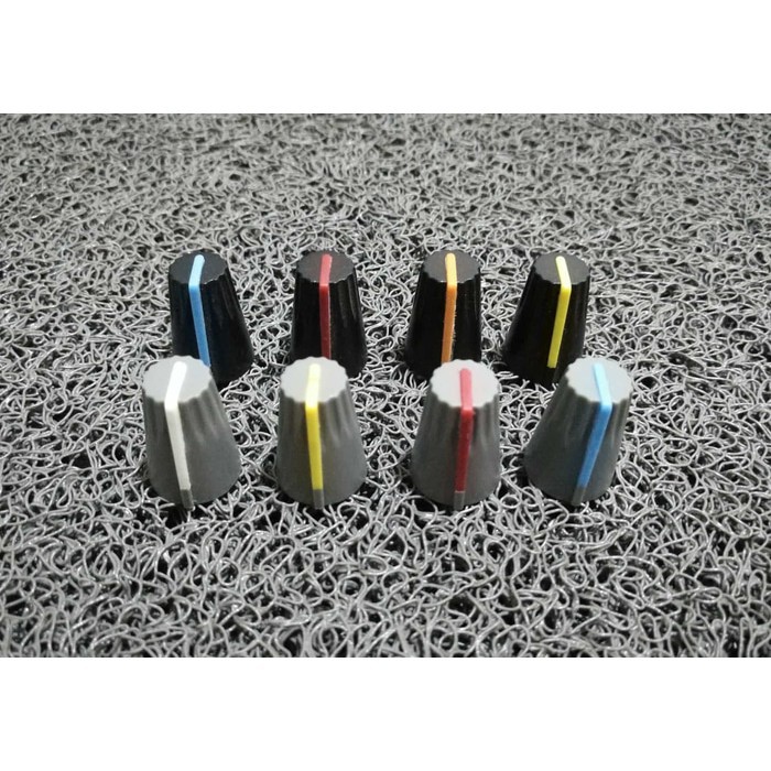 Jual CV. TTG - Knob Mixer putar potensio plastik knop potensiometer 6mm ...