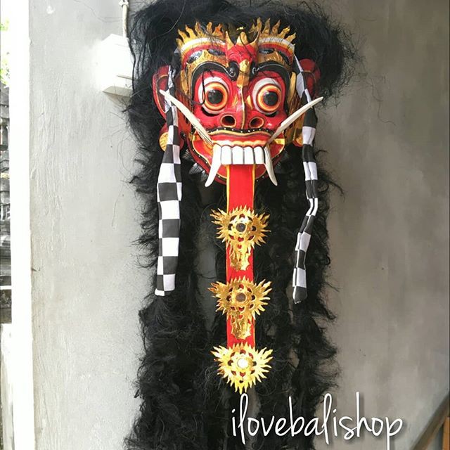 Jual oleh-oleh nkhas bali TOPENG RANGDA/ RANGDA MASK | Shopee Indonesia