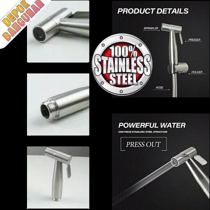Jual Jet | Jet Shower Toilet Stainless Sus 304 Jet Washer Closet Shower ...