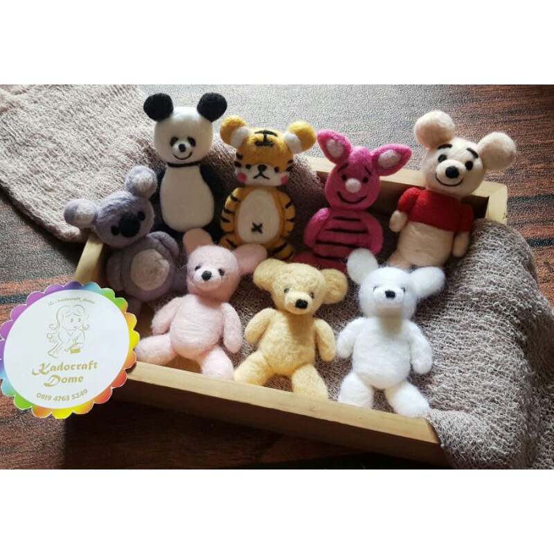 Jual Boneka Felt Wiol Handmade Lucu Props Foto | Shopee Indonesia
