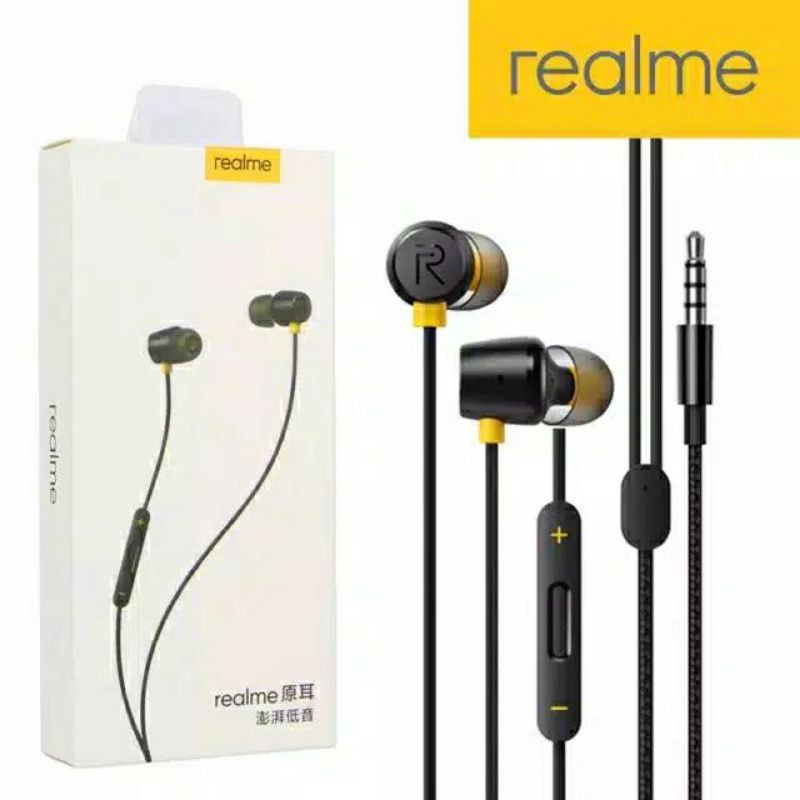 Jual Headset Realme RMA155 Buds Earbuds2 Handsfree Hf Realme R2 Stereo ...