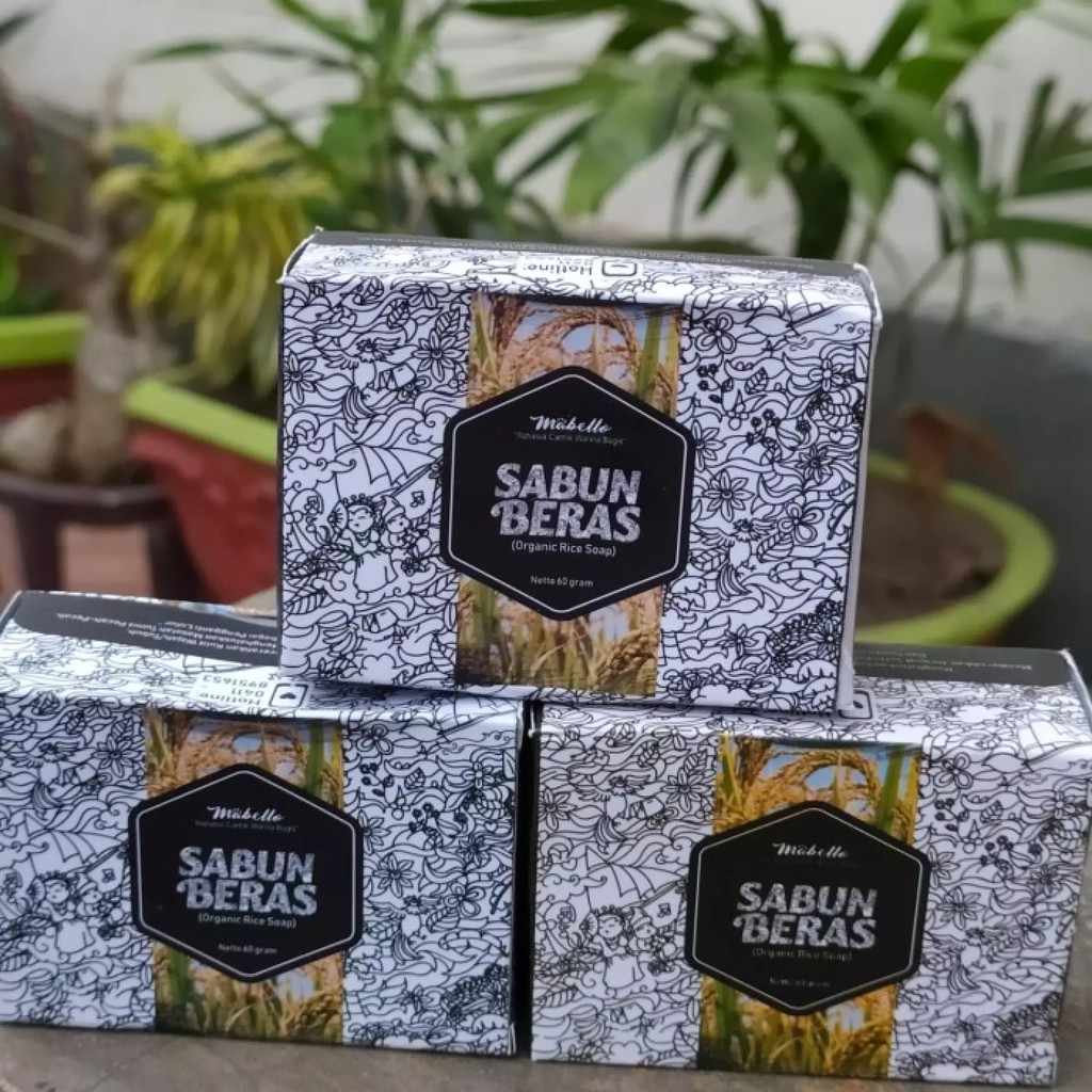 Jual [BPOM] Mabello Sabun Beras Alami Halal Mui Khas Bugis Bedda Lotong ...
