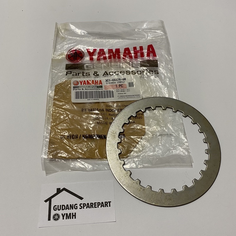 Jual Plat gesek besi plat kopling Yamaha Old Vixion Lama ORI Asli Yamaha 3C1-E6324-00 | Shopee ...