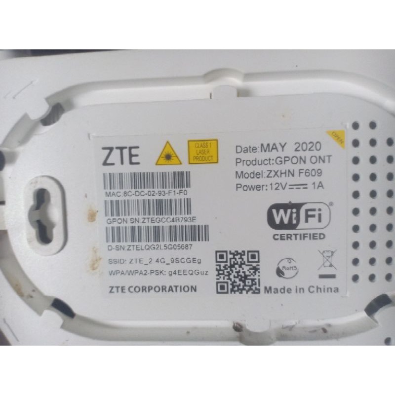 Jual zte F609 v3 + adaptor | Shopee Indonesia