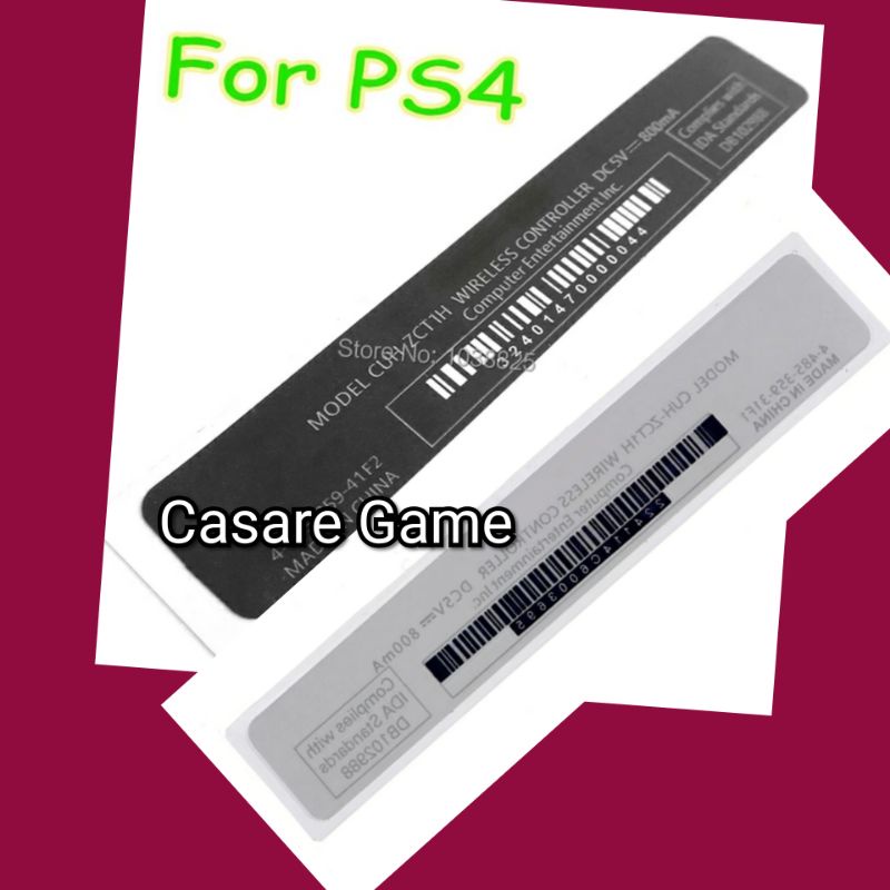Jual Stiker Stik Ps4 Barcode belakang | Shopee Indonesia