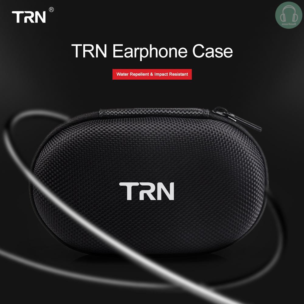 Jual TRN Oval Pouch Earphone Hard Case Storage Headset Original ...