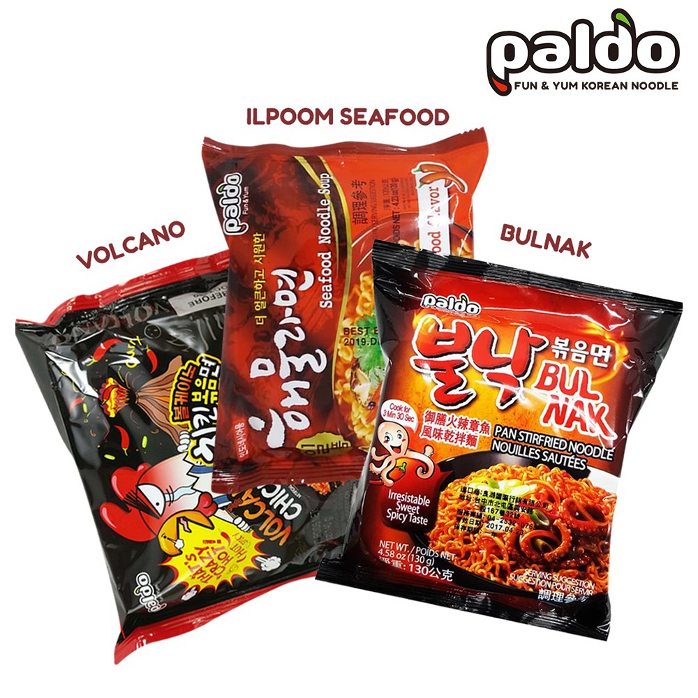 Jual (BUNDLE) SPICY COMBO PALDO VOLCANO + PALDO BULNAK + PALDO ILPOOM ...