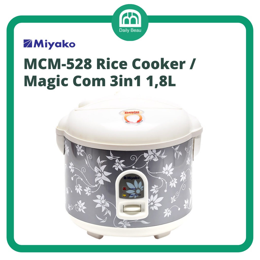 Jual Miyako MCM-528 Rice Cooker / Magic Com 3in1 (1,8 L) | Shopee Indonesia