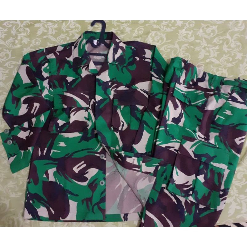 Jual PDL tni velbed wool 888 sritex pdl tni / pdl produksian tigalapan ...