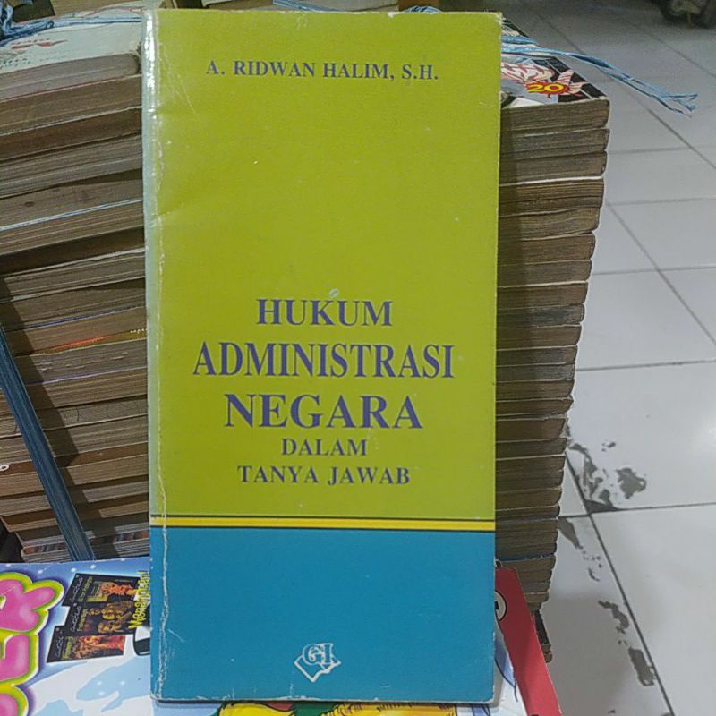 Jual hukum administrasi negara dalam tanya jawab a ridwan halim sh ...