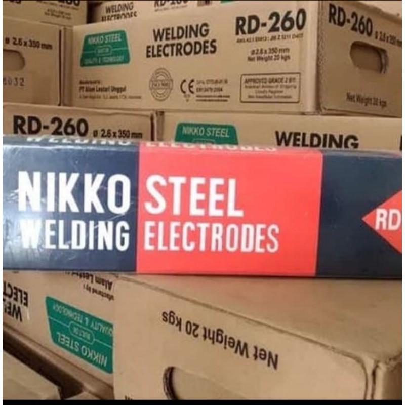 Jual Elektroda Las Listrik / Kawat Las Litrik Nikko Steel RD 260 # 2,6 ...