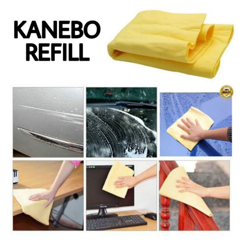 Jual Kanebo Lap Serbaguna Lap Motor Lap Kaca Kanebo Refill Tanpa Box ...