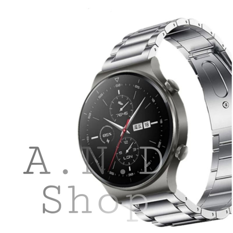 Jual HUAWEI WATCH GT 1 2 3 4 5 46MM PRO STAINLESS STEEL STRAP TALI JAM ...