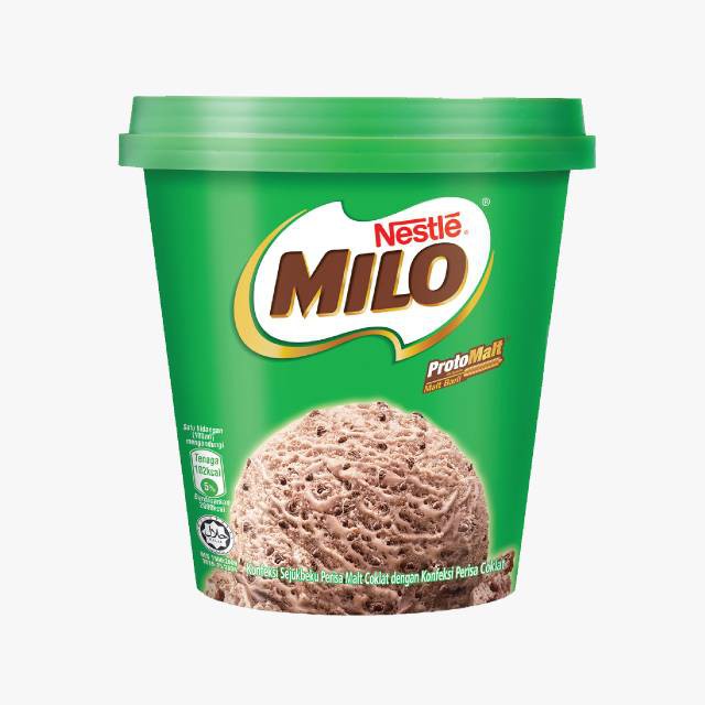 Jual NESTLE MILO ICE CREAM 750ML ES KRIM IMPORT MILO 750 ML FROZEN ...