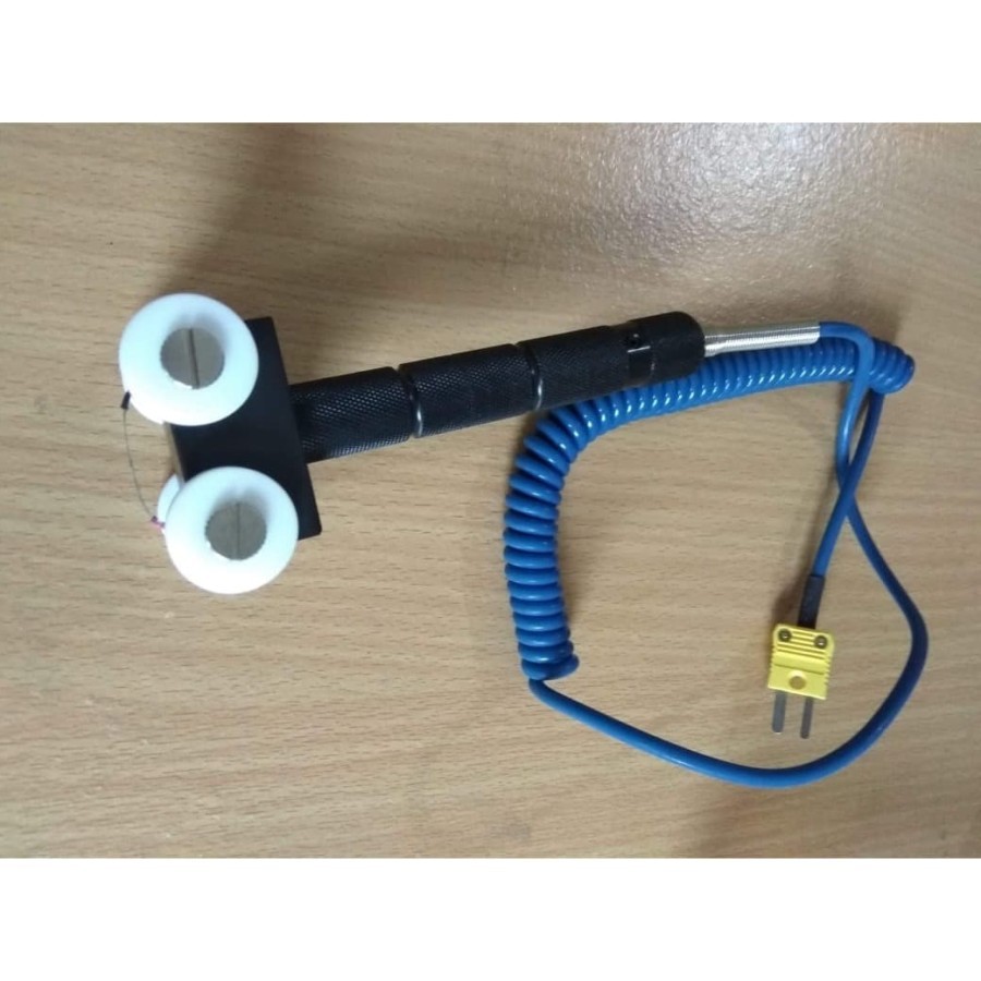 Jual Roller Surface Thermocouple Probe Type K Teflon Wheel | Shopee ...