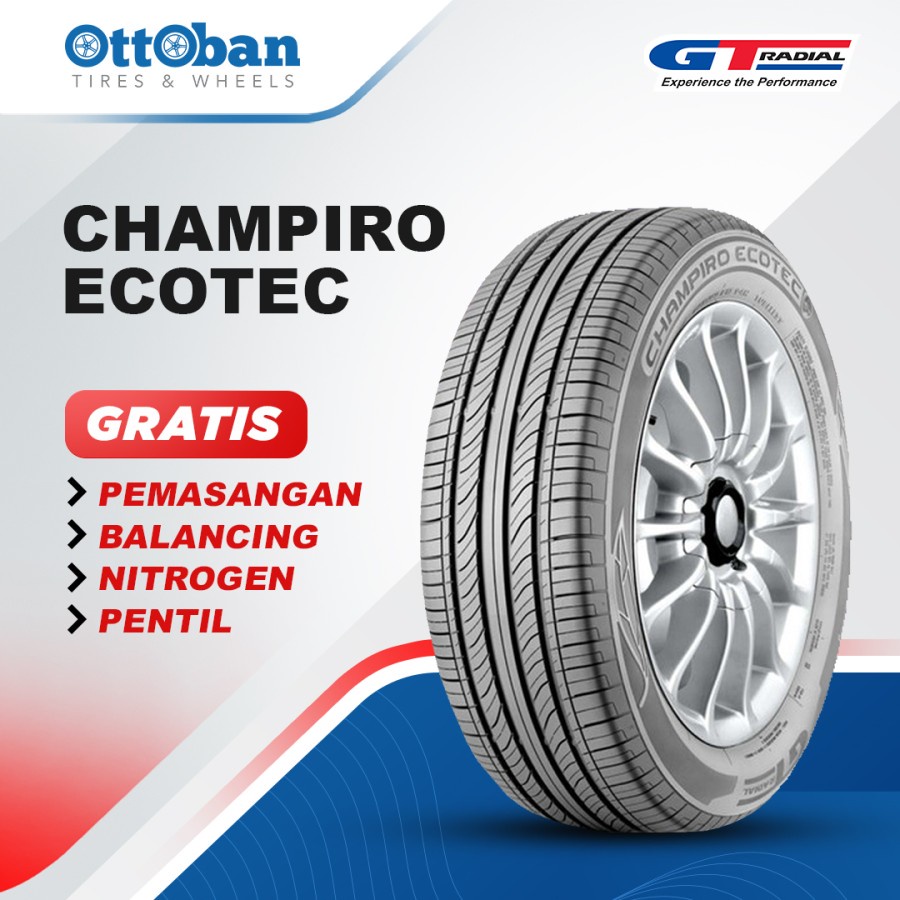 Jual Ban Mobil GT Radial Champiro Ecotec 195 60 R16 89H | Shopee Indonesia