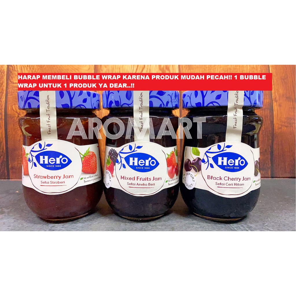 Jual Hero Jams Finest Fruit Tradition/Selai Hero - 340g | Shopee Indonesia