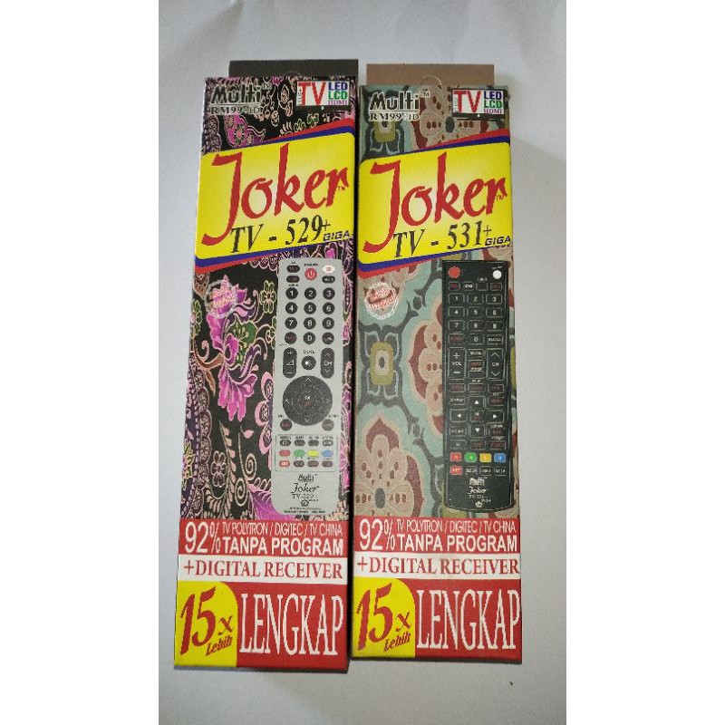 Jual Remote Joker | Remote TV (Sudah termasuk Baterai) | Shopee Indonesia