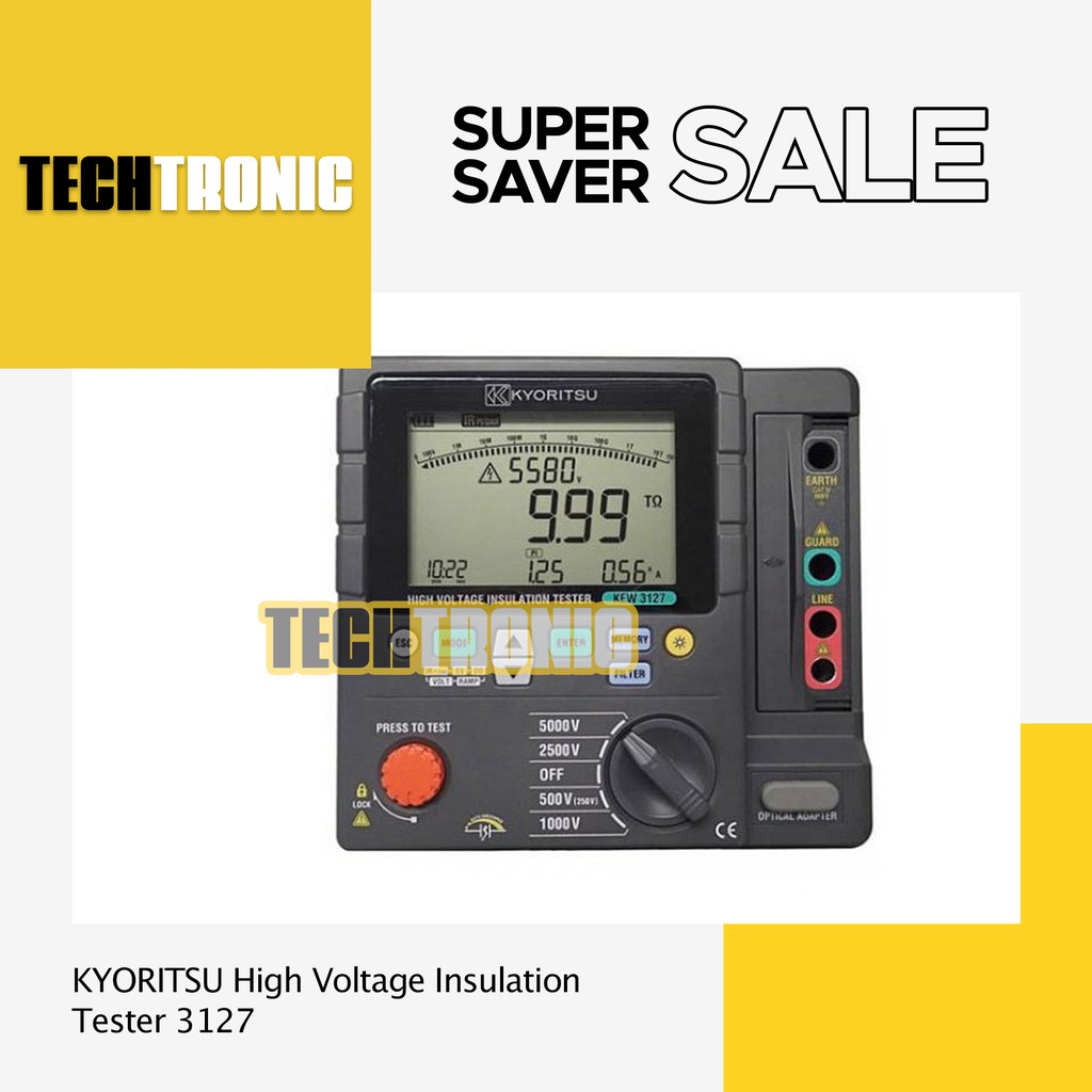 Jual KYORITSU High Voltage Insulation Tester 3127 - TECHTRONIC | Shopee ...