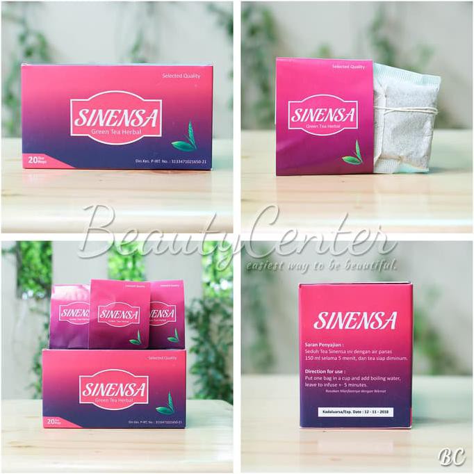 Jual Teh Pelangsing Sinensa / Sinensa Green Tea Herbal | Shopee Indonesia