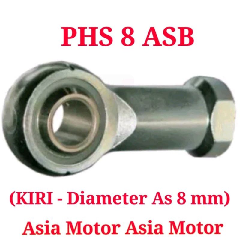 Jual Bearing Rod End PHS 8 Drat Kiri Laher Rod End PHS8 Kiri Pillow Ball Diameter 8 mm | Shopee ...