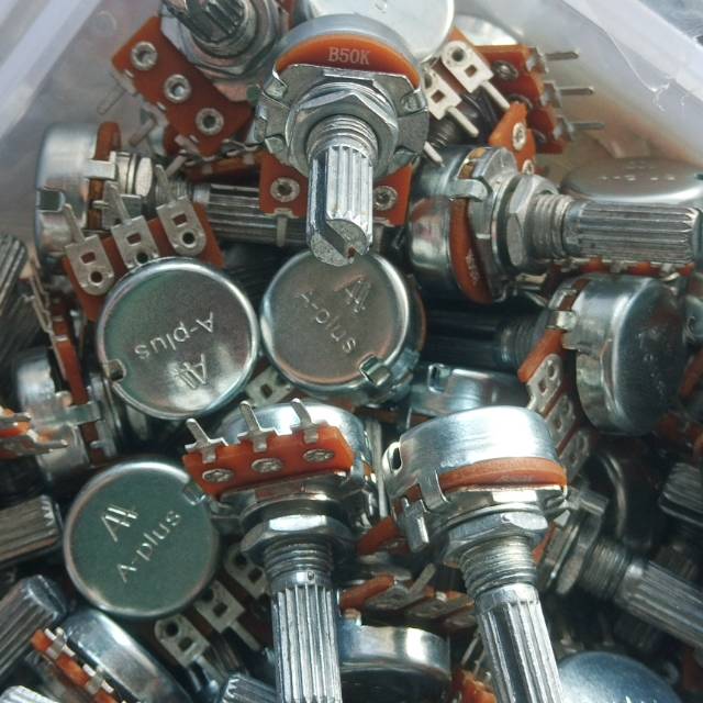 Jual Potensio Mono Potensiometer Trimpot 50k A-plus Ori | Shopee Indonesia