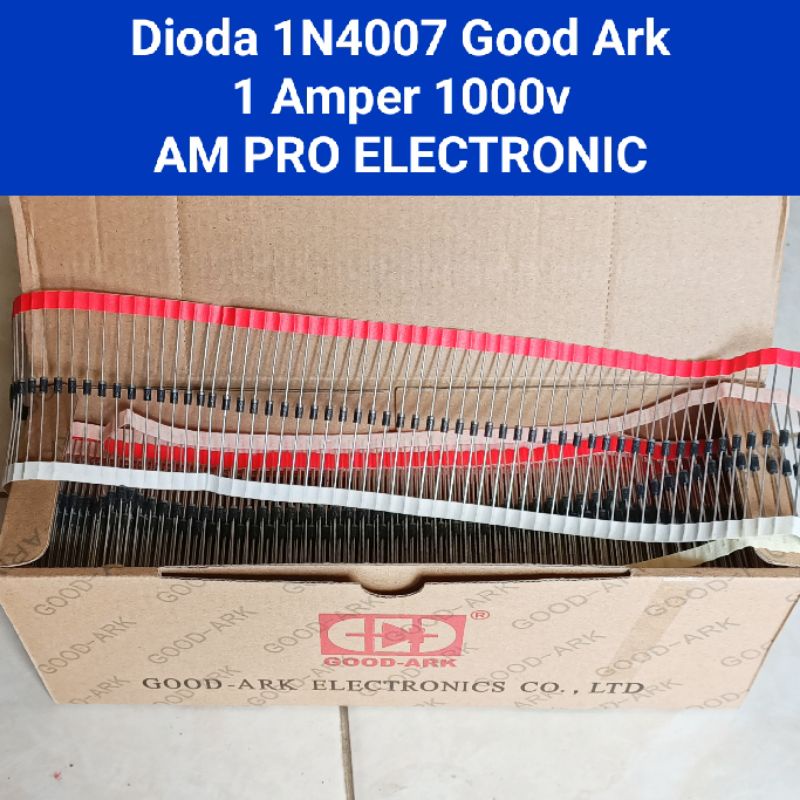 Jual Dioda IN4007 Good Ark Diode 1N4007 1A 1000V Original | Shopee Indonesia