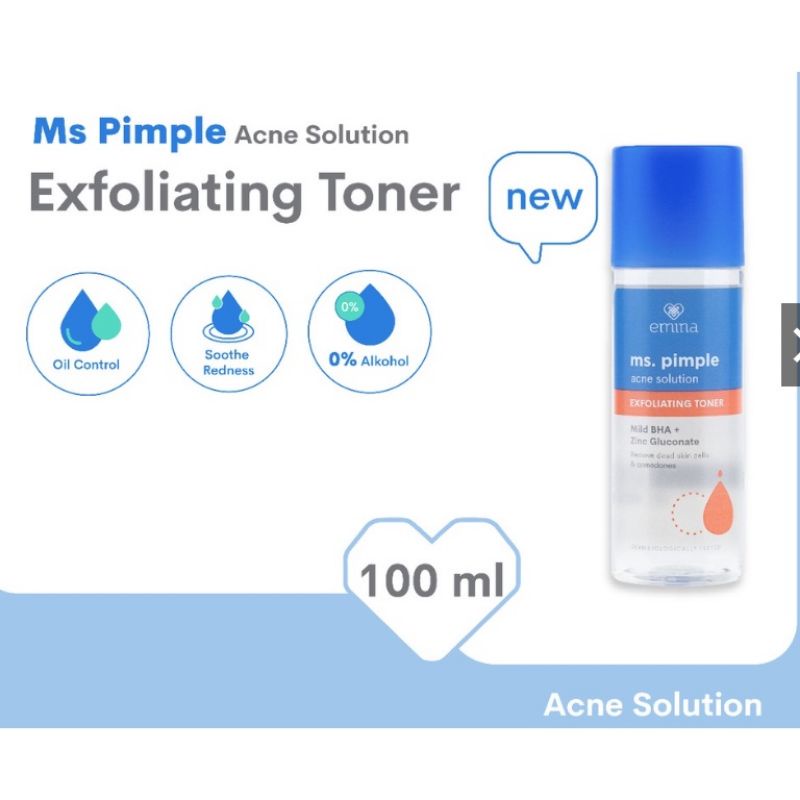 Jual Ms Pimple Exfoliating Toner | Shopee Indonesia