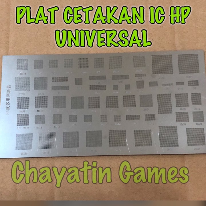 Jual CETAKAN IC HP - PONSEL TYPE UNIVERSAL - PLAT CETAKAN IC HP UNIVERSAL Sesuai Foto | Shopee ...