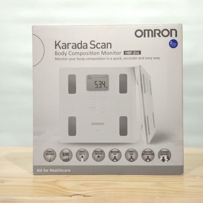Jual OMRON Karada Scan HBF-214 | Timbangan Badan Monitor Komposisi ...