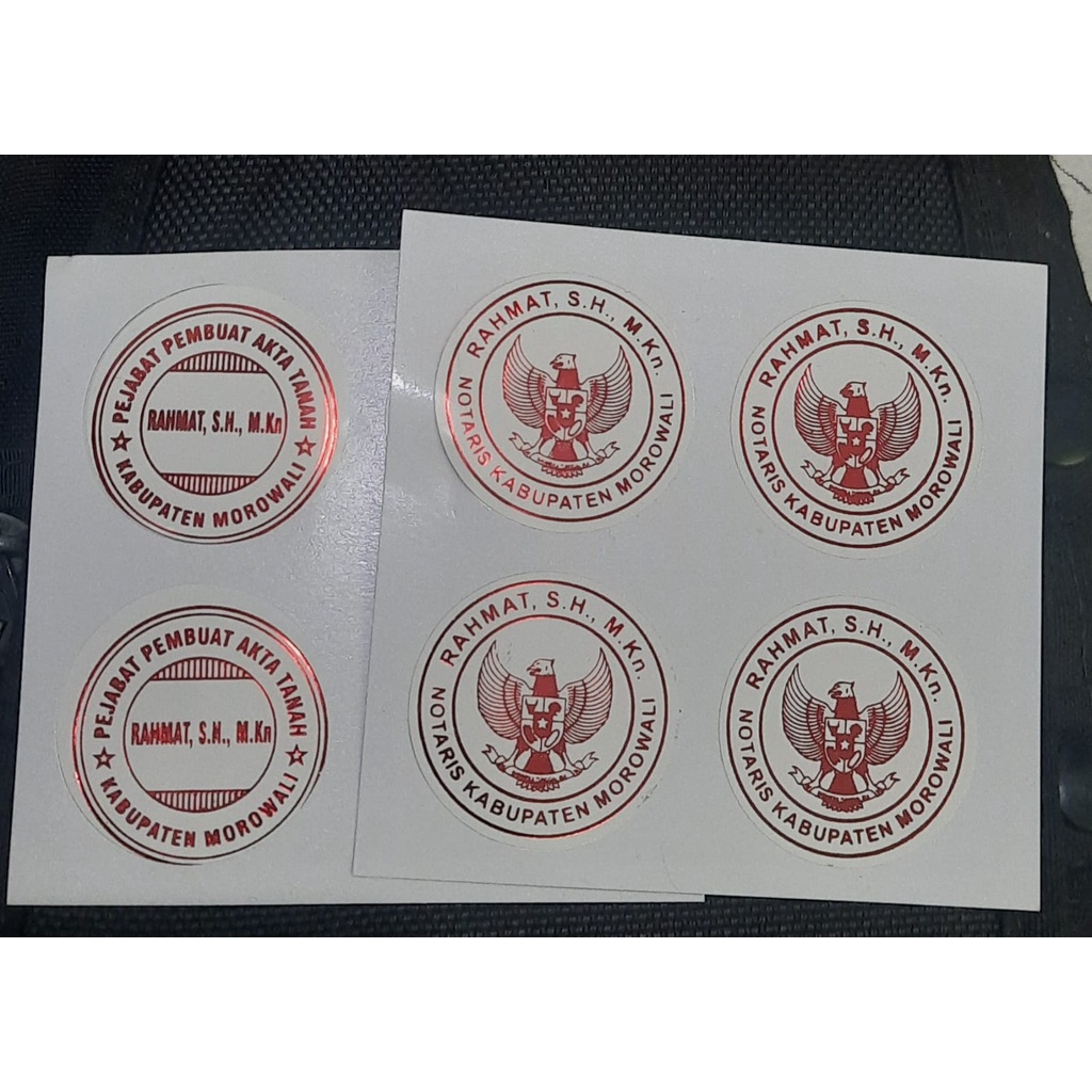 Jual Segel Akta Notaris dan PPAT Golden Red | Shopee Indonesia