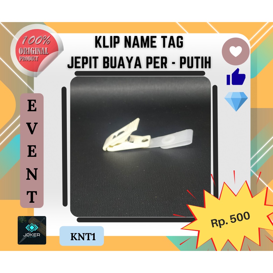 Jual Jepitan ID Card Jepitan Buaya Klip ID Card Jepitan Name Tag ...