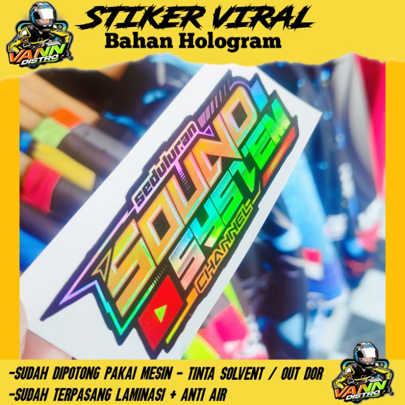 Jual stiker sound /stiker adella / stiker ageng music / stiker brewog ...