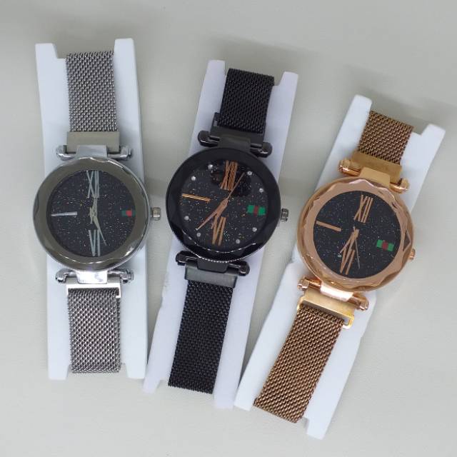 Jual Jam tangan magnet tali rantai pasir | Shopee Indonesia