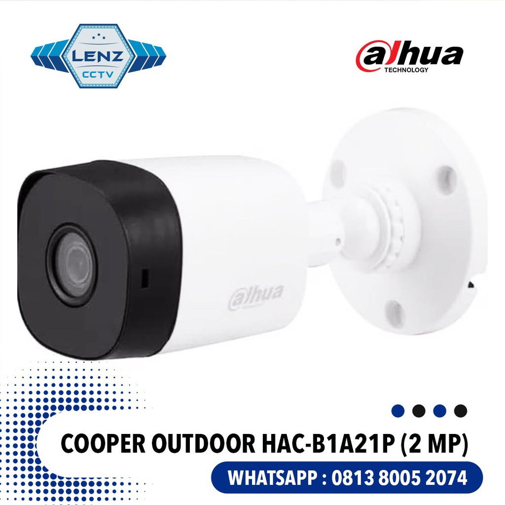 Jual Kamera CCTV Dahua Cooper HAC-B1A21P / Outdoor Camera 2 MP | Shopee ...