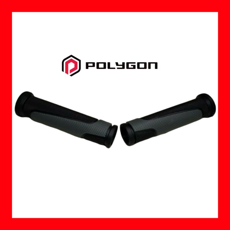 Jual Handgrip Handfat Polygon Black Grey Pegangan Sepeda Setir ...