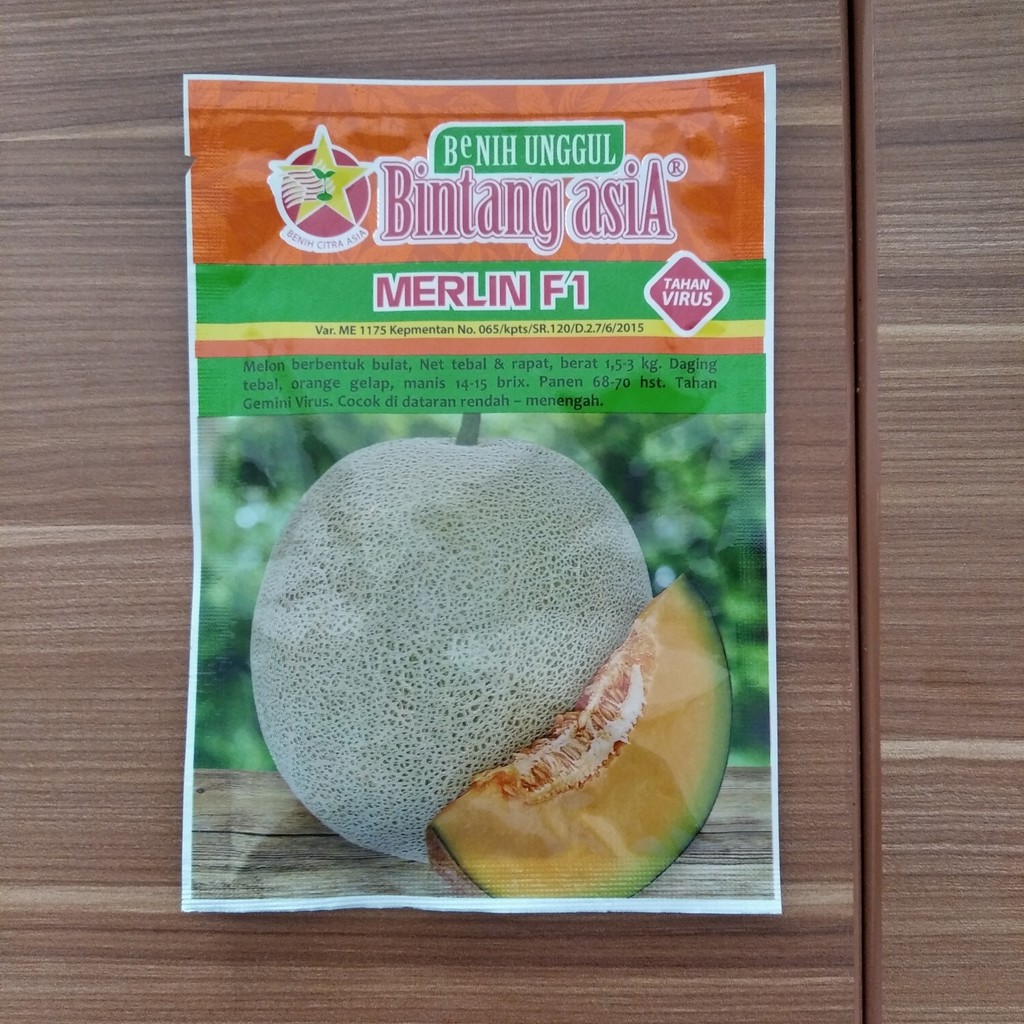 Jual Melon Merlin F1 Bintang Asia @20 Gram | Shopee Indonesia