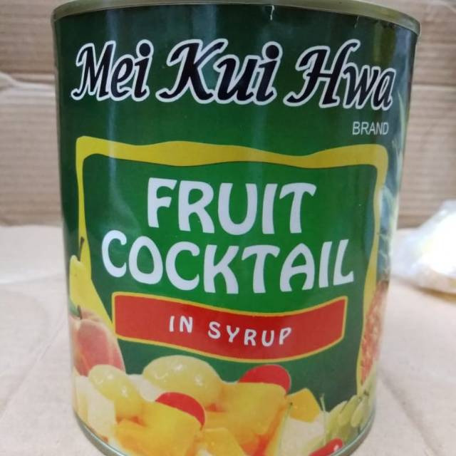 Jual Fruit Cocktail Canned Mei Kui Hwa – Buah Campur dalam Sirup 825gr ...