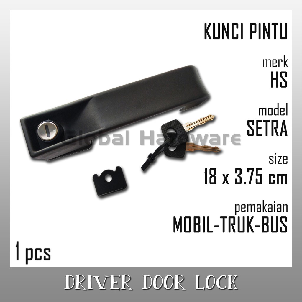 Jual Kunci Pintu Supir SETRA HS Driver Door Lock Doorlock Handle Luar ...