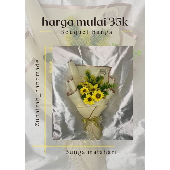 Jual buket bunga kertas wisuda II Bouquet flowers|| Buket bunga ...
