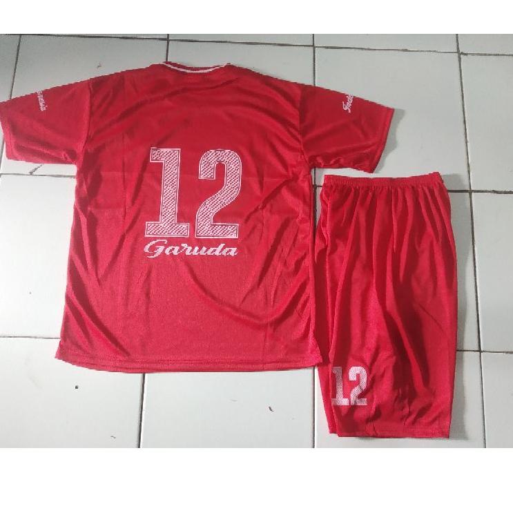 Jual Jersey baju kaos setelan bola timnas anak anak kids bonus sablon nama anak | Shopee Indonesia